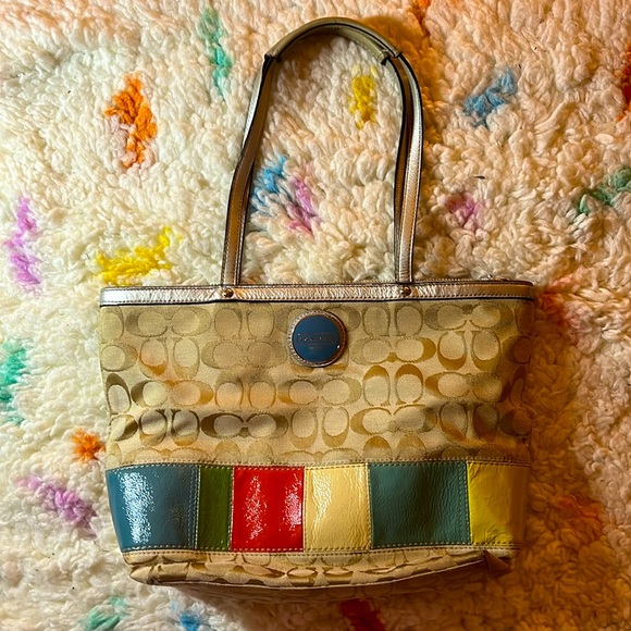 Coach | Bags | Coach Est 941 Bag Medium Size Tote Bag | Poshmark